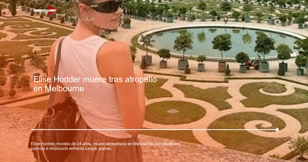 Elise Hodder muere tras atropello en Melbourne - Sinaloahoy
